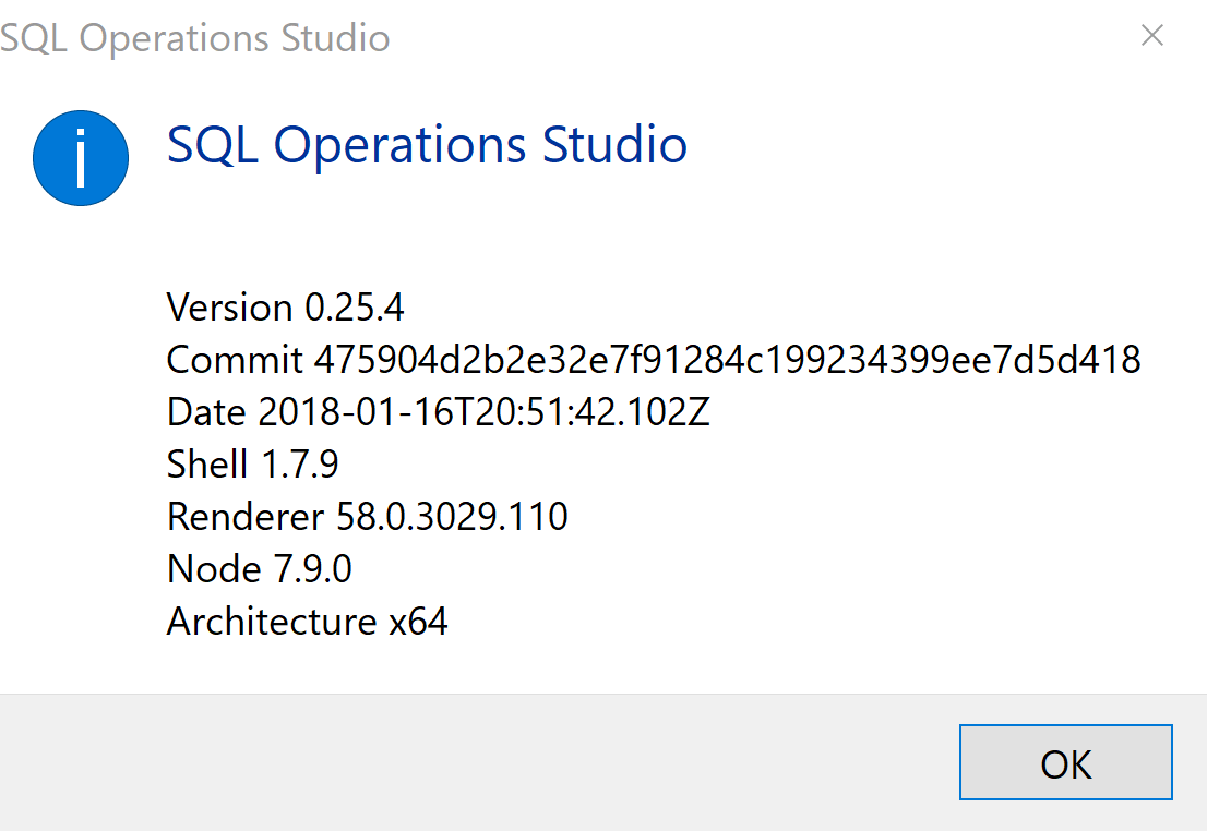 HodentekMSSS: Installing Microsoft SQL Operations Studio (preview) on Windows 10