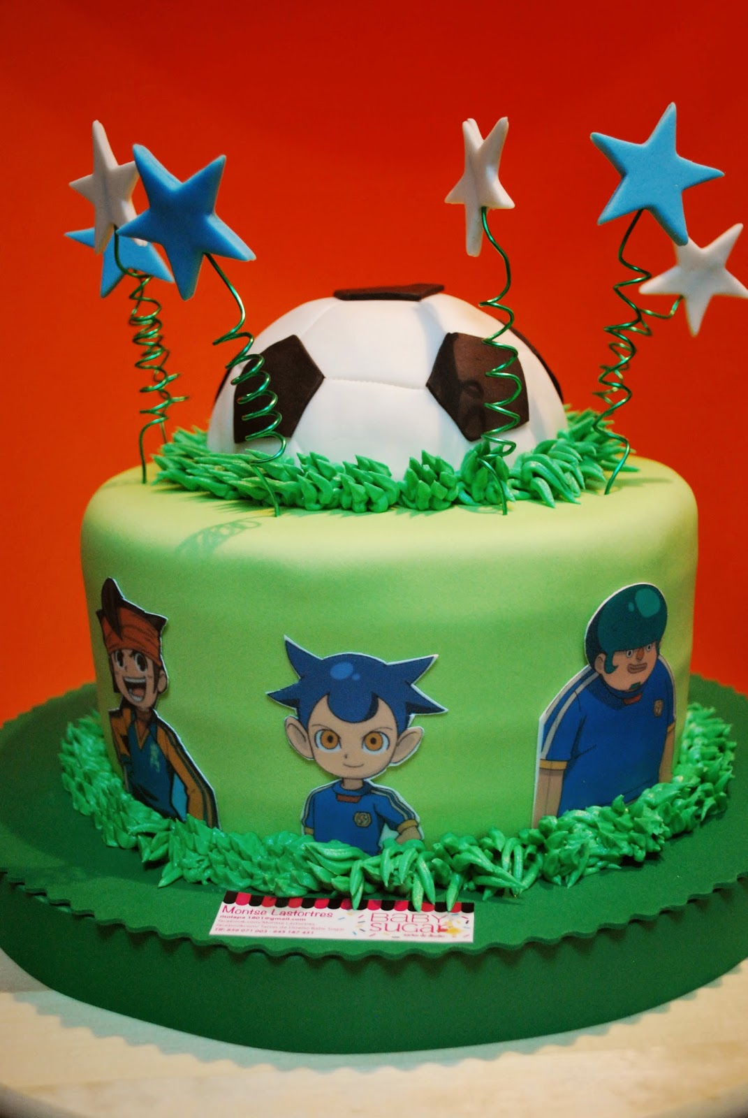 baby sugar: Tarta Inazuma Eleven