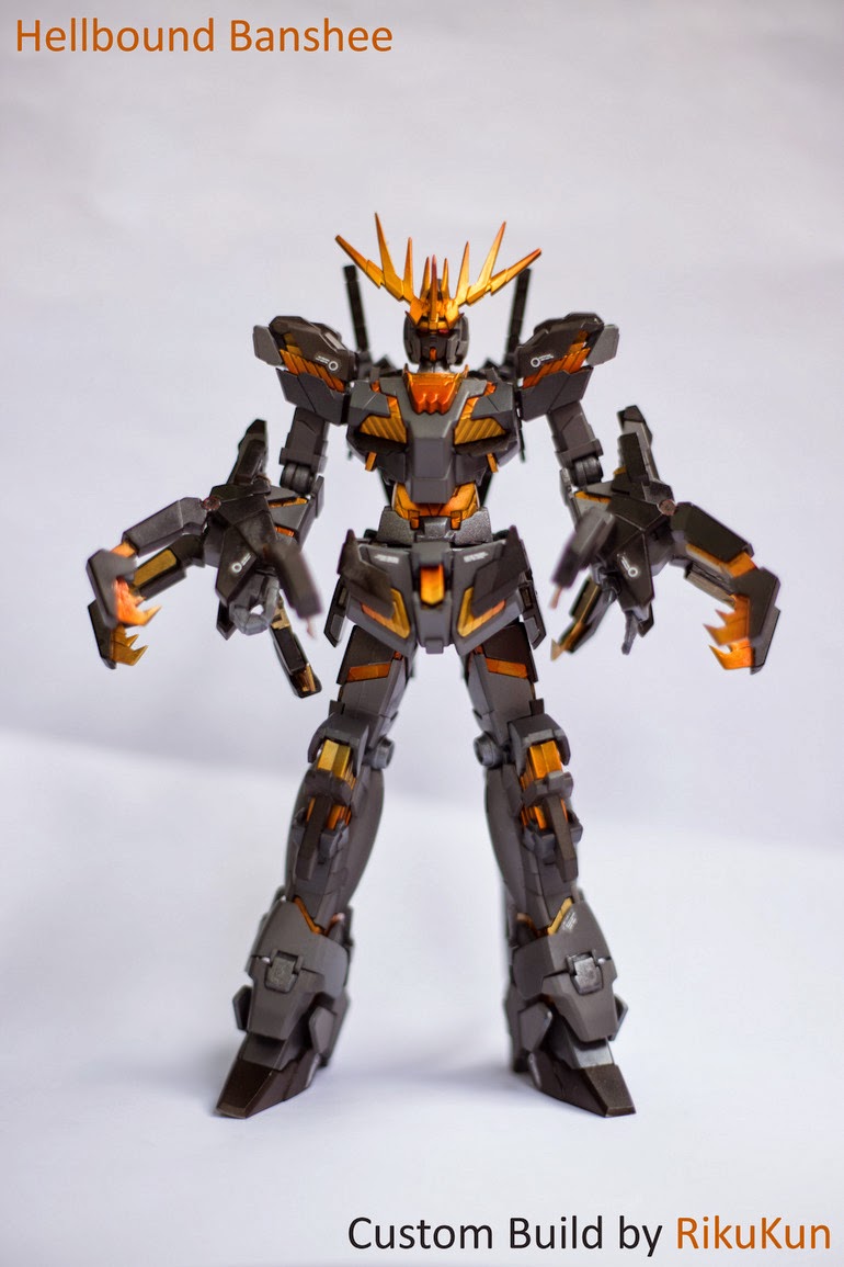 HGUC 1/144 Banshee Double VN "Hellbound Banshee" - Custom Build