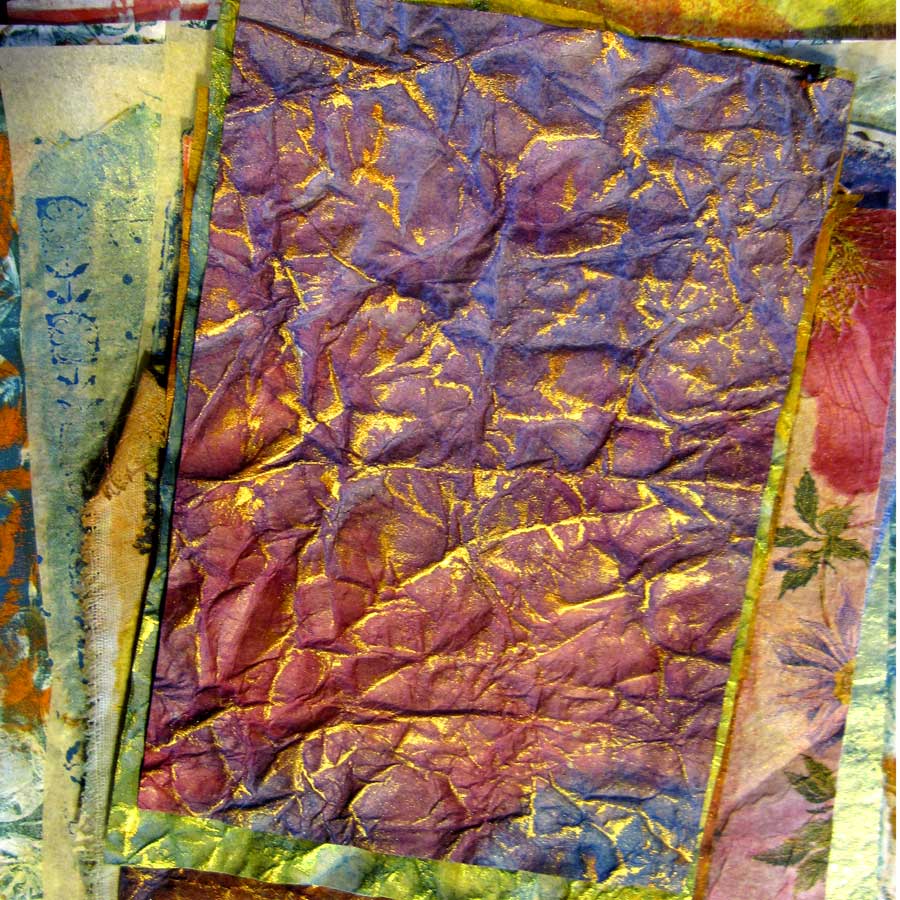 Ro Bruhn Art: Decorated papers and collage kits