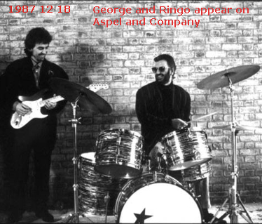 Beatles Radio Waves: 1987 12 18 - George and Ringo on Aspel and Co