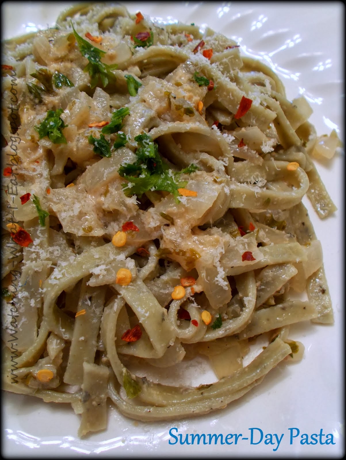 Watching What I Eat: Summer-Day Pasta ~ A Snob In The Kitchen