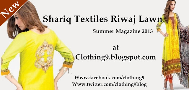 Shariq Textiles Riwaj Lawn Magazine 2013-2014 | Riwaj by Shariq ...