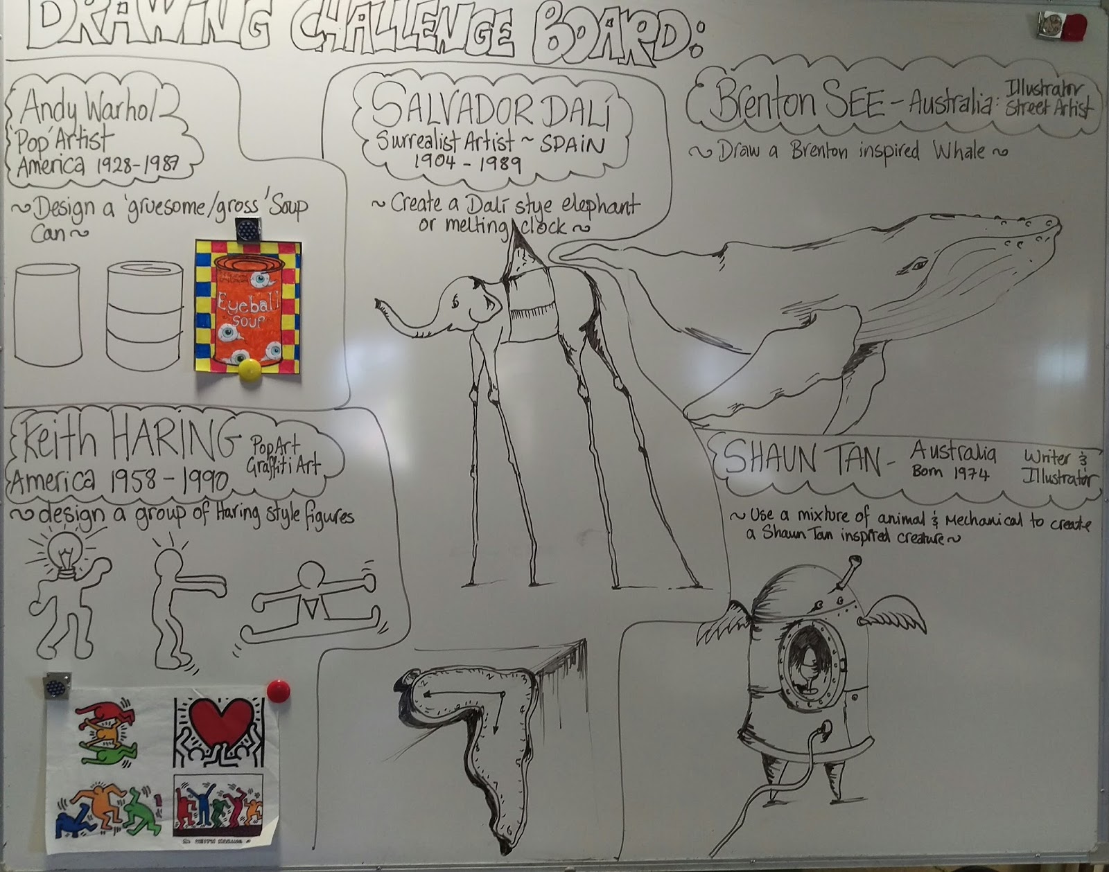 Once upon an Art Room: My Drawing Challenges!