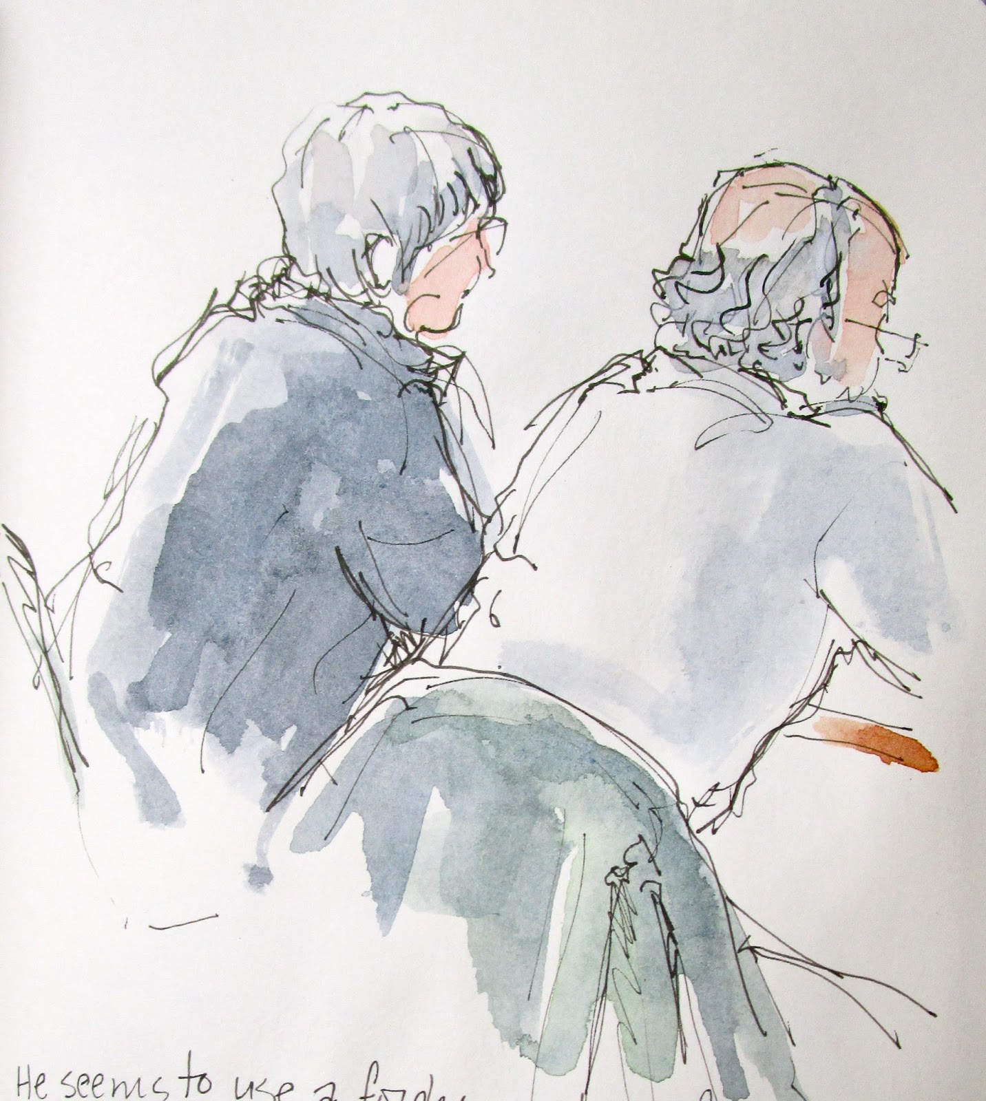 Sketchbook Wandering : Sketch While U Wait