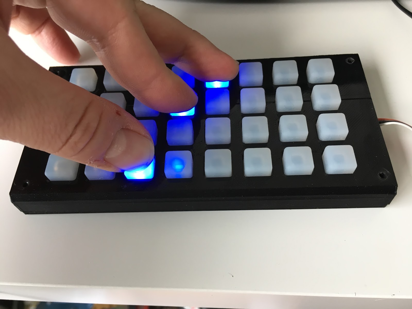 Code Tinker Hack: Using OpenScad to design Adafruit Trellis casing