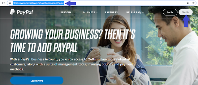 How to create Paypal account