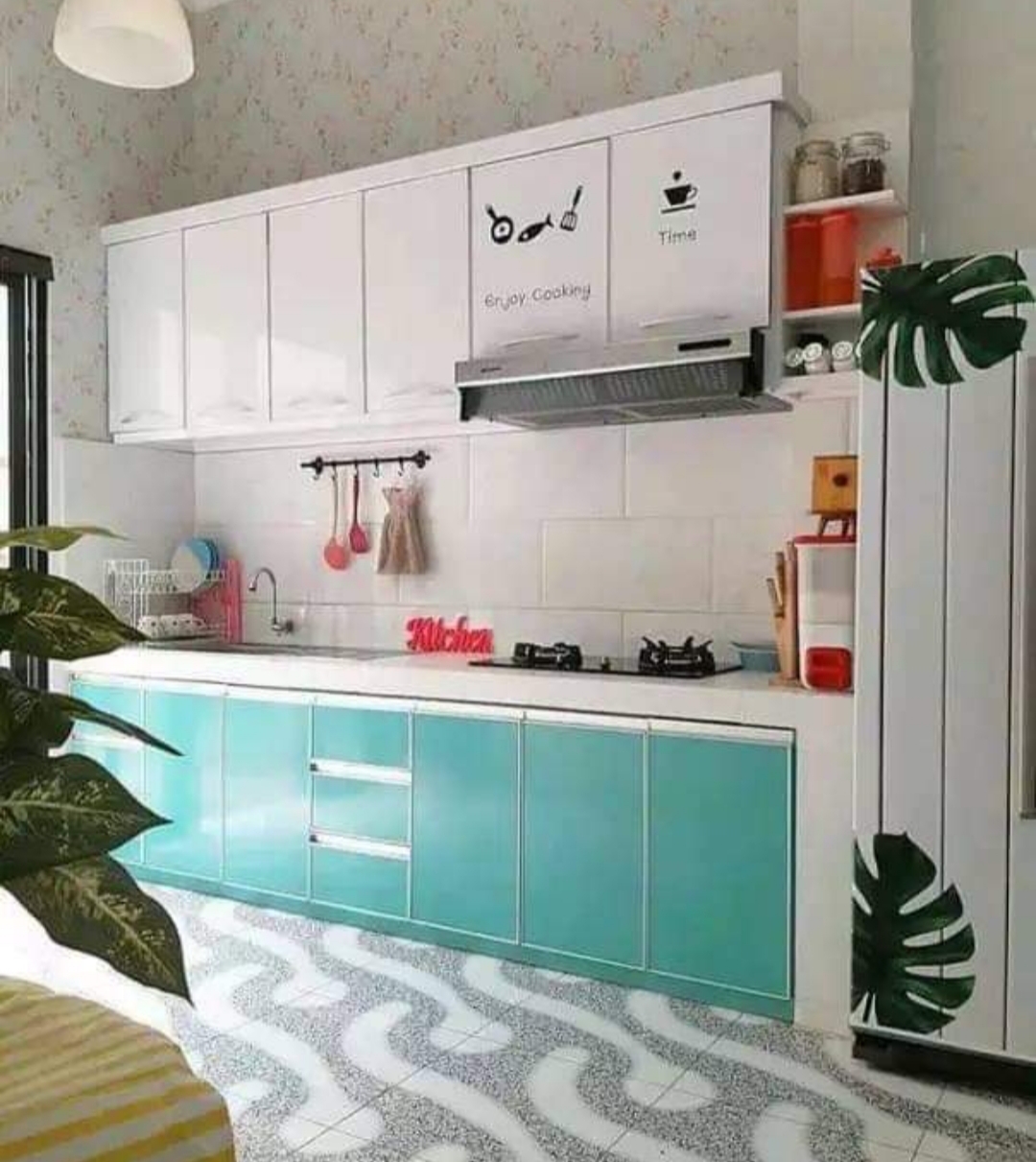 DEKO SIMPLE UNTUK DAPUR KECIL