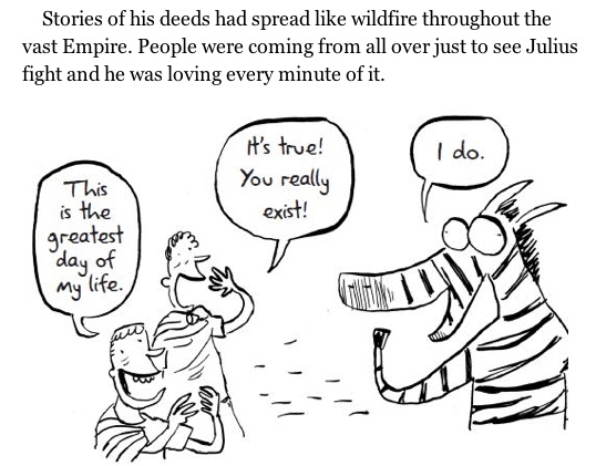 BLIMEY! The Blog of British Comics: Julius Zebra returns today!