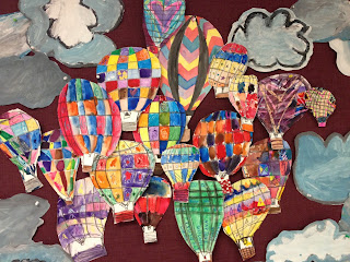 Color Me Michelle: Hot Air Balloons: 2nd Grade