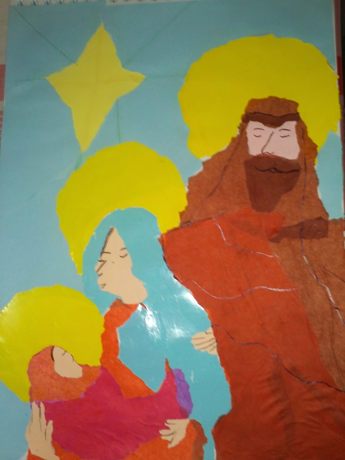 El atelier del maestro de plástica: LAMINAS PAPEL RASGADO