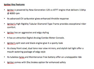 New Bike In India - Hero Ignitor 125cc review Photo And Full ...
