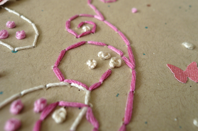 Recklinghausen Musings ...: Stitching on Paper - embroidery