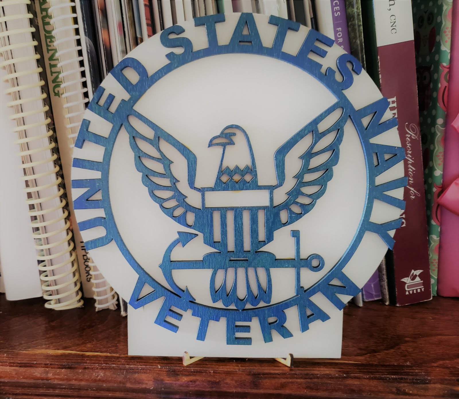 Vortex Engraving: Veteran Plaque