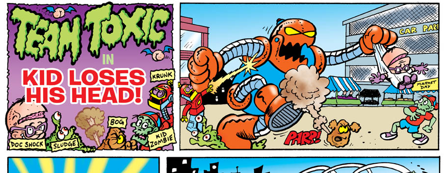 Lew Stringer Comics: The Headless Zombie!