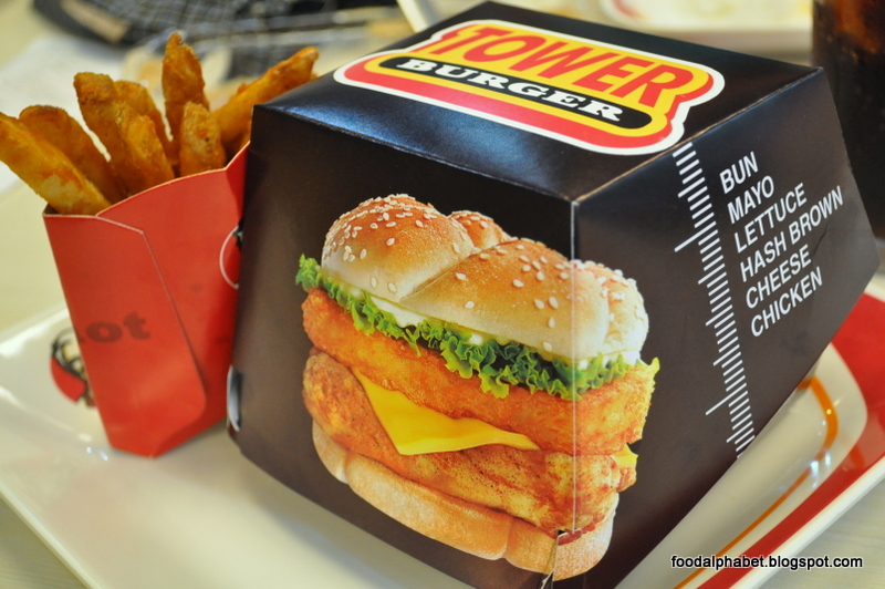 The Food Alphabet: Conquering the Tower Burger at KFC