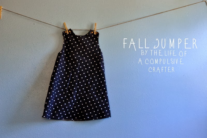 The Life of a Compulsive Crafter: Fall Jumper in Polka Dots