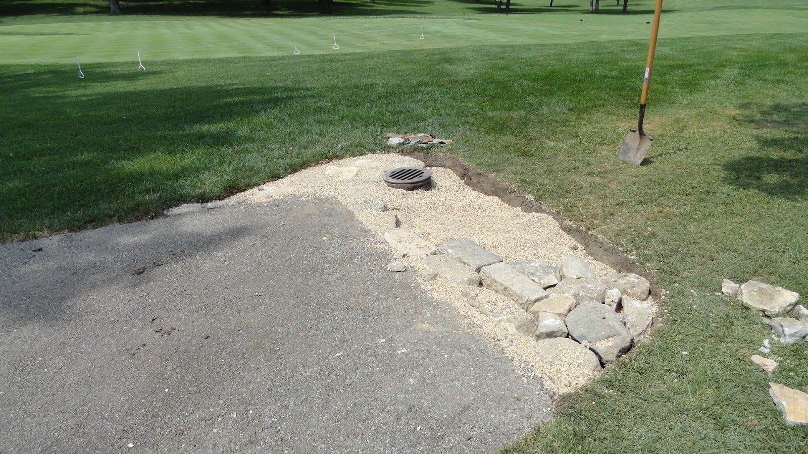 New Cart Path End | Naperville Country Club Green Department