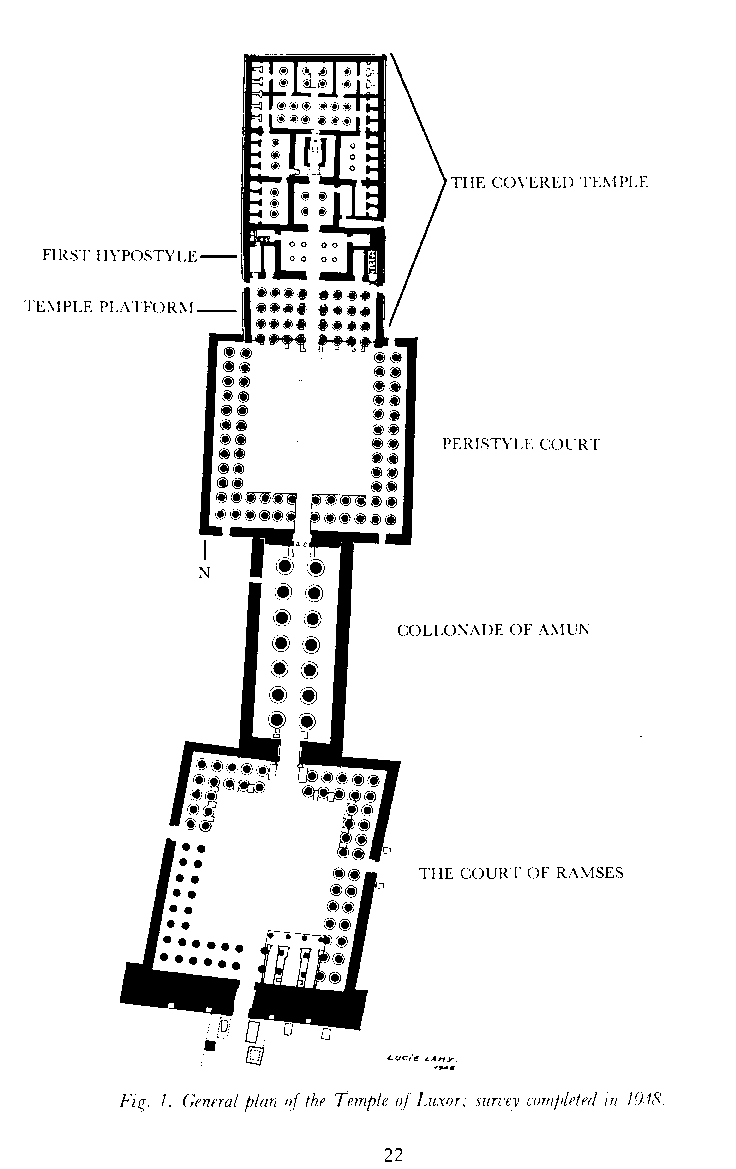 ARCH161: Luxor Temple Complex, Luxor Egypt, 1400