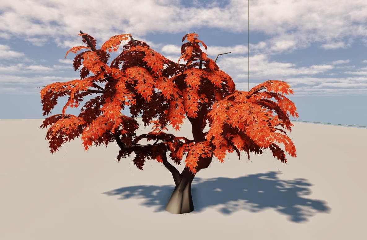 3D Japanese Environment Project: Tree Modeling Options