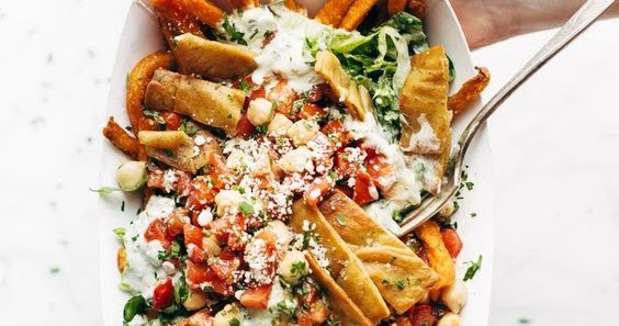 Loaded Mediterranean Street Fries - Girls Dishes