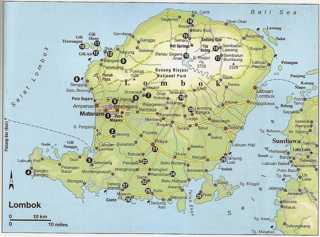 MOUNT RINJANI, Lombok: MAP & LOCATION