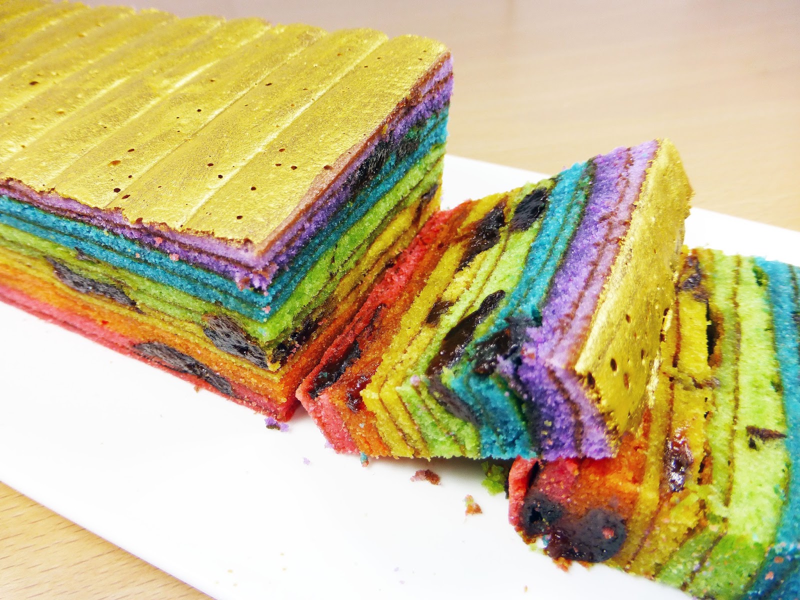 It's Mah Birthday! Rainbow Kek Lapis Prune – Recipe