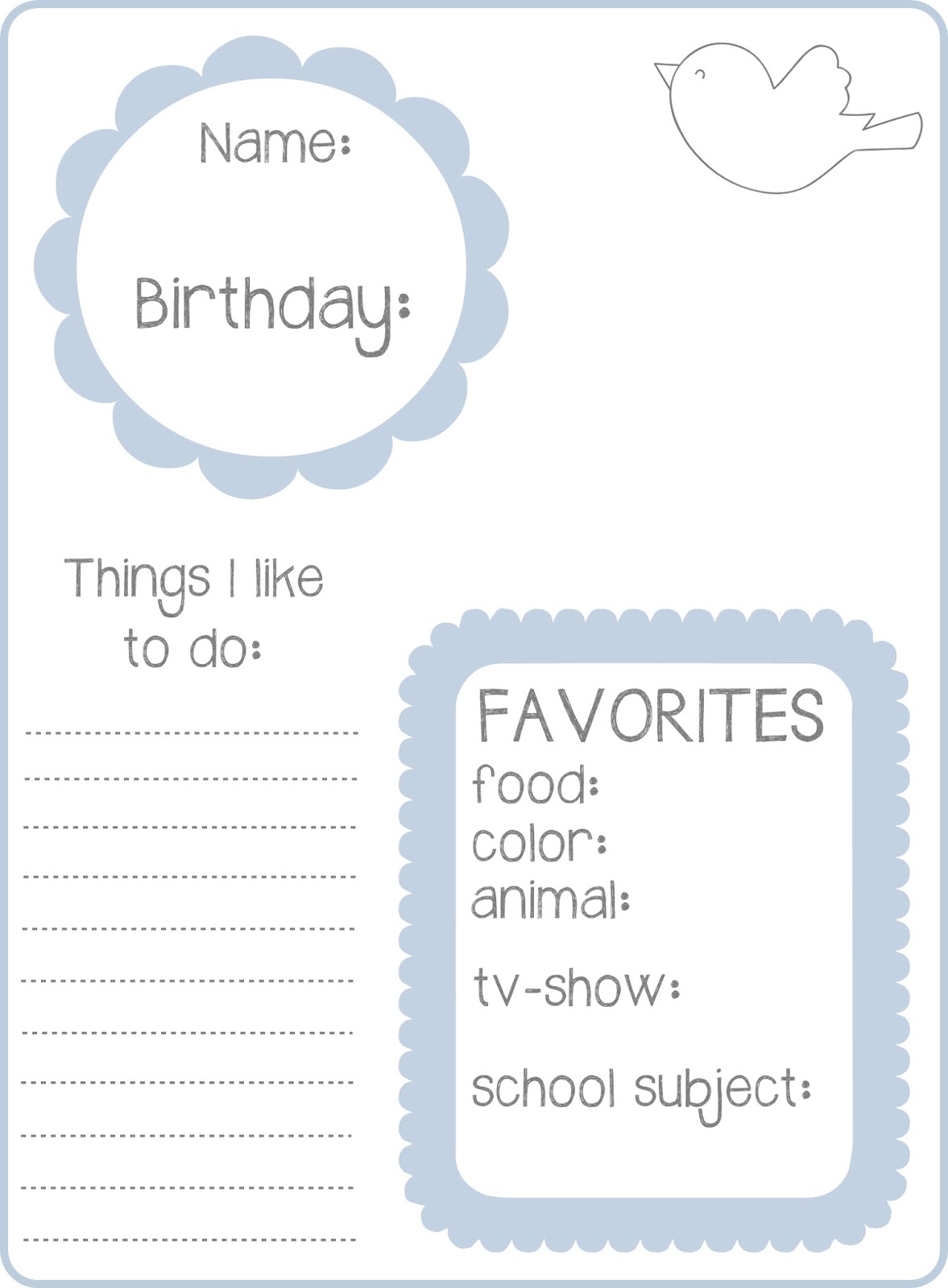 living in the last days: [get to know you page]