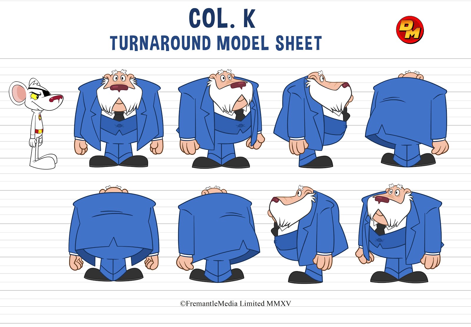 shane cooney: DANGER MOUSE CHARACTER DESIGN