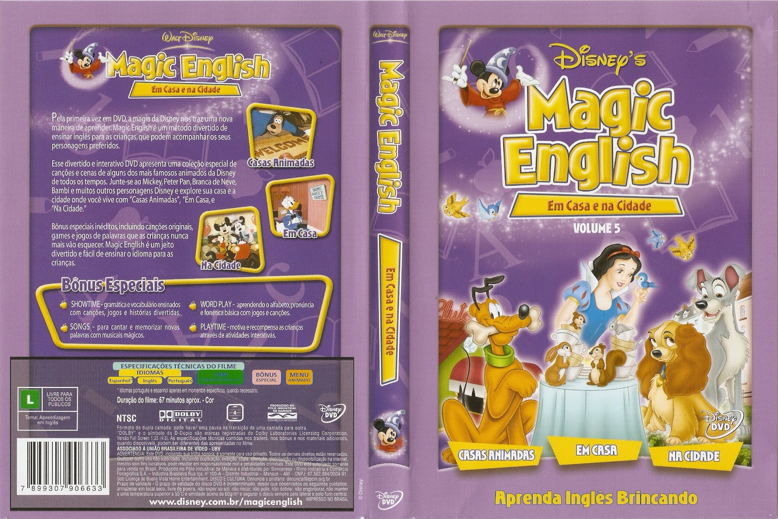K&K Multimídia: Coleção Magic English - Walt Disney’s (8 Volumes)