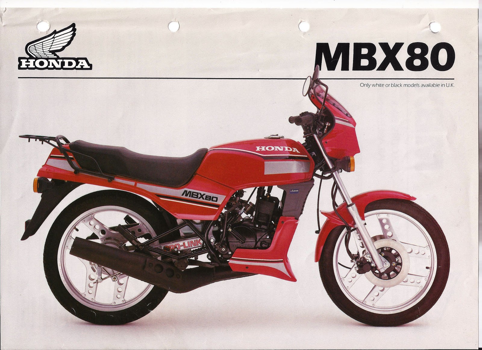 Honda MBX80 : brochures