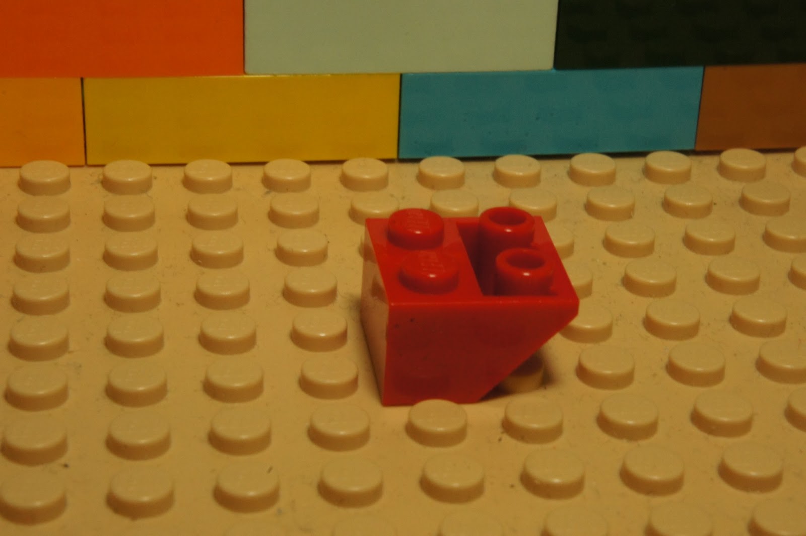 Lego BRIGHT RED Inverted 2x2 45° BRICKS Roof Slope / 2 X 2 / Qty x 10 ...