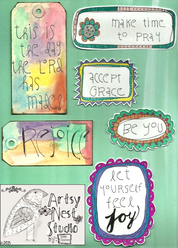 Artsy Nest Studio........ by: Robin Leuschen: **FREEBIE** Positive ...