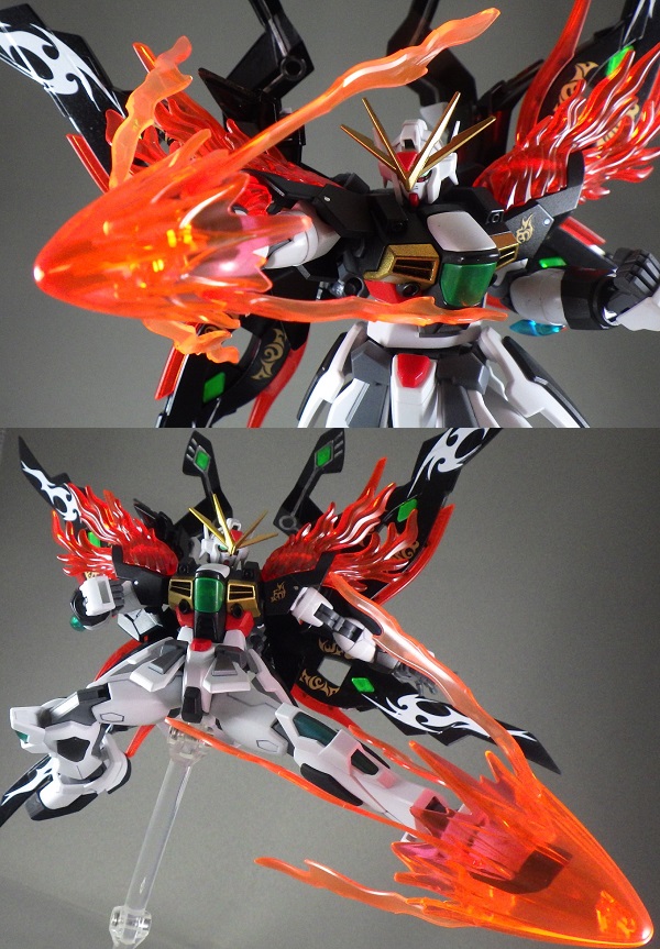 GUNDAM GUY: HGBF 1/144 Wing Gundam Zero Honoo Blaze Warrior - Custom Build