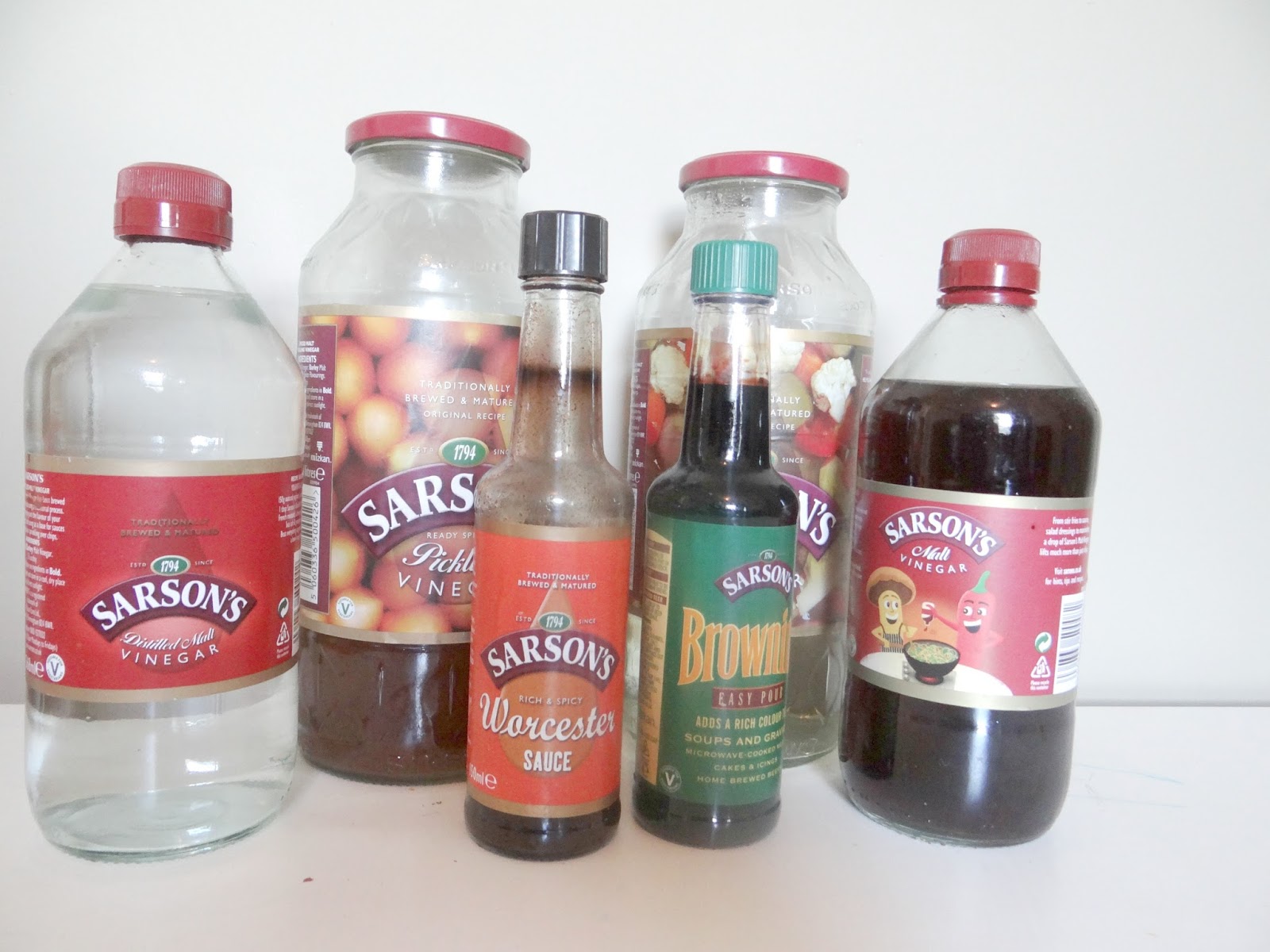 Recipes For Sarson's Pickling Vinegar & Their Other Products | Beth Owen
