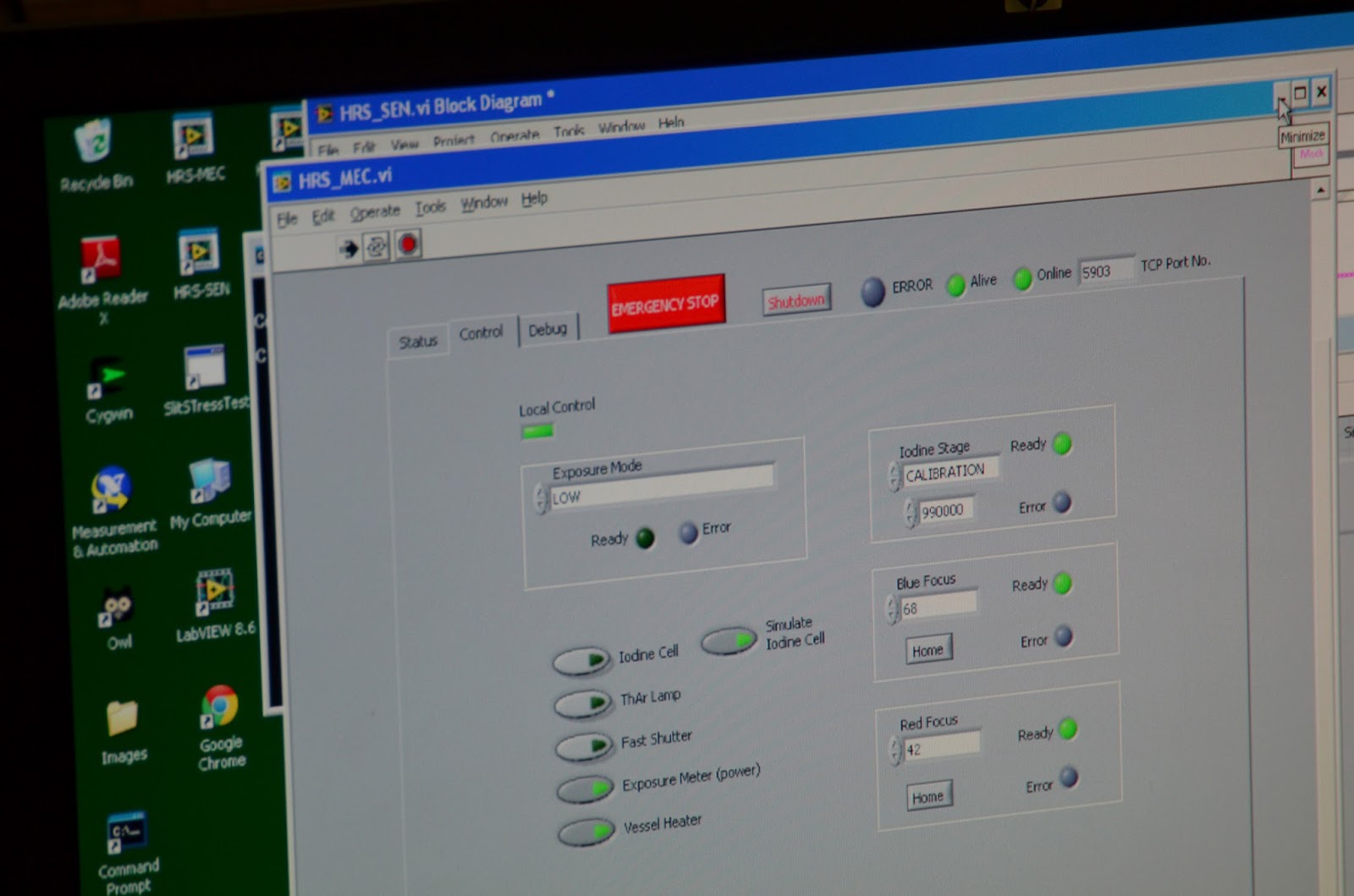 SALT Astronomy: First HRS-in-Sutherland frames & the FIF & guider on-sky!