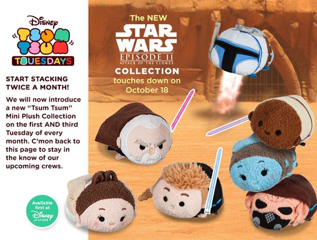 Disney at Heart: Star Wars: Attack of the Clones Tsum Tsum