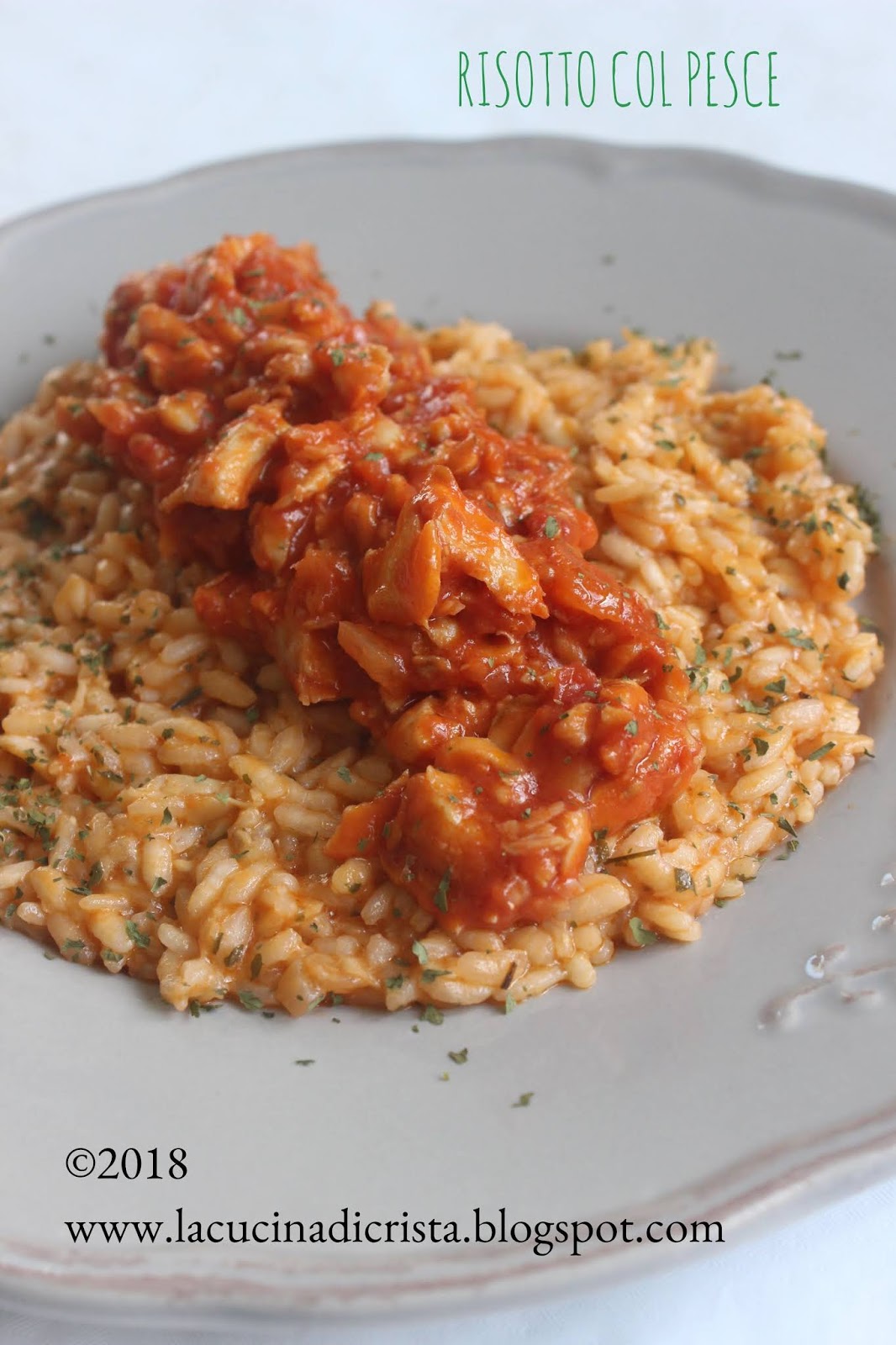 La cucina di Cristina: Risotto col pesce - Risotto cu peste - Risotto ...