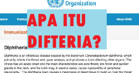 Biology A+: DIFTERIA
