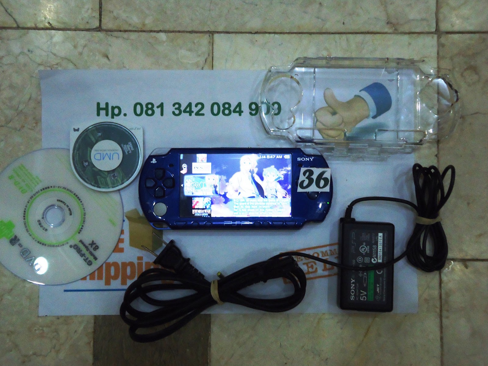 #36 PSP 2001 Blue GTA Vice City Stories + Clear Case + 8 Gb - Obral PSP ...
