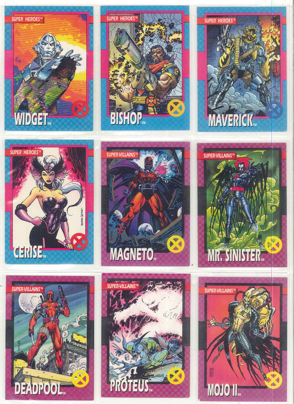 The Dork Review: Jim Lee's 1992 X-Men Trading Card Set
