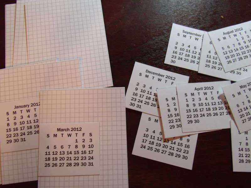 Double Dog Dare You {Scrappy Challenges}: Mini Calendar Spots Tutorial