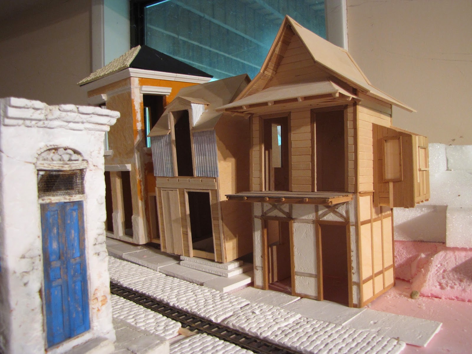 tom yorke Gn15 railways: The dock and main street of Grande Barbosa Island.