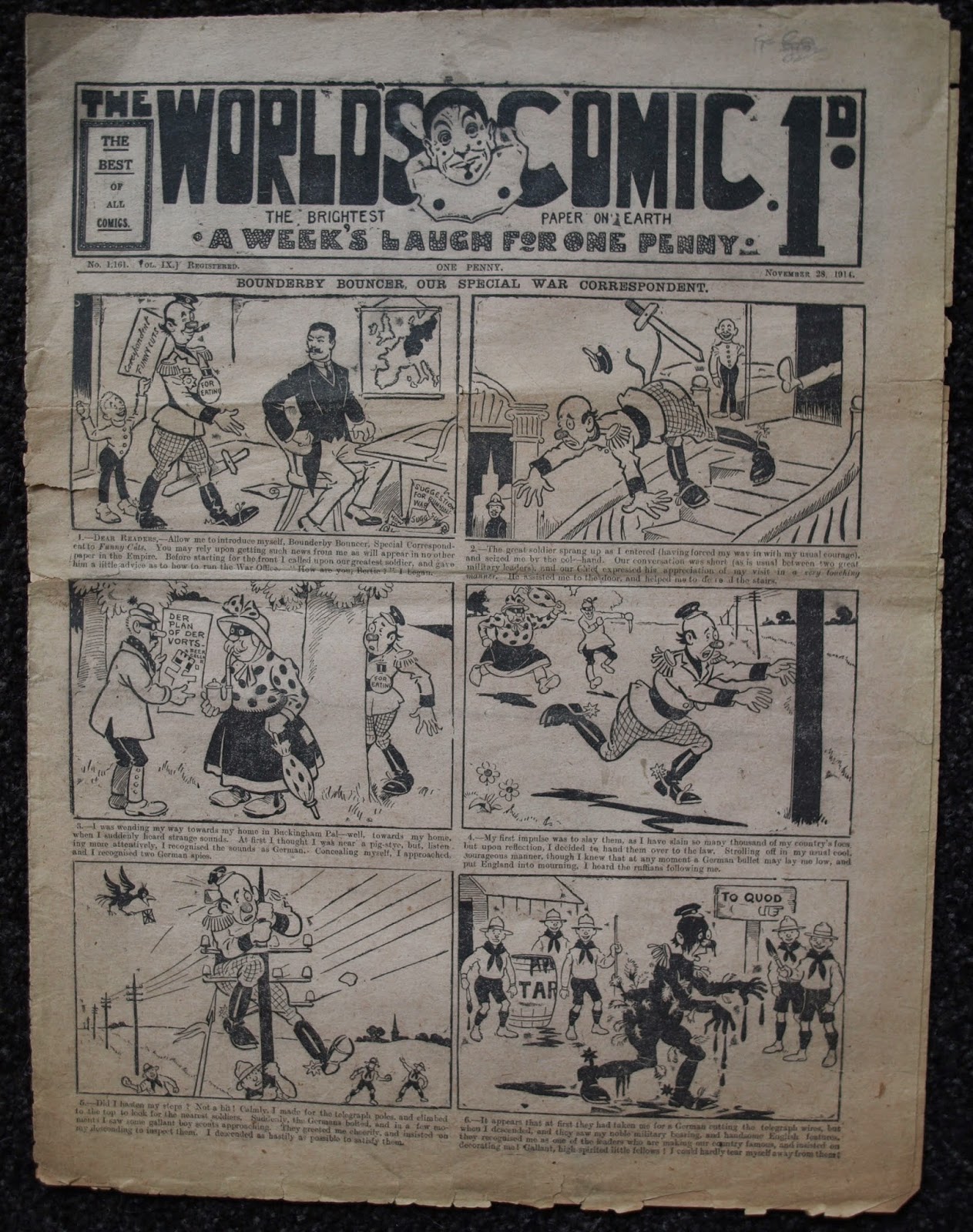 Wacky Comics!: The World's Comic #1,161 (1914)