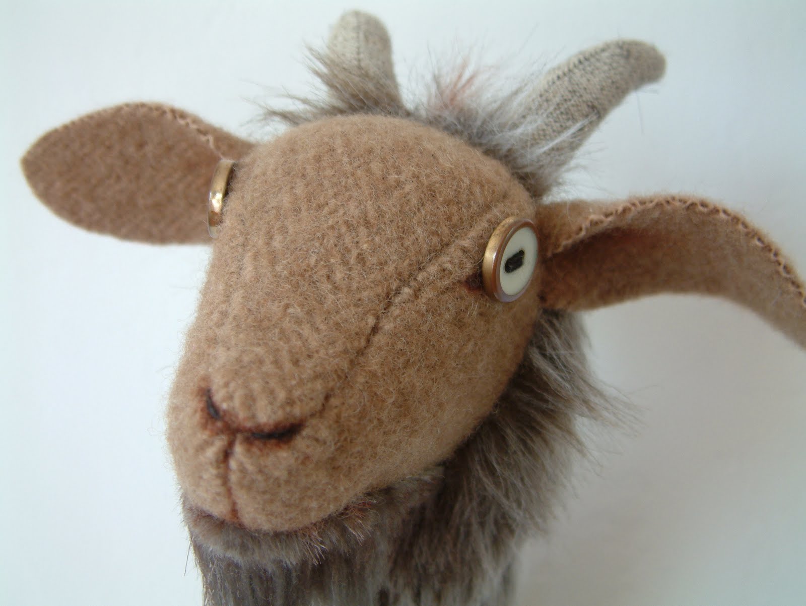 The Raggy Rat ...: WIP - goat doll ....