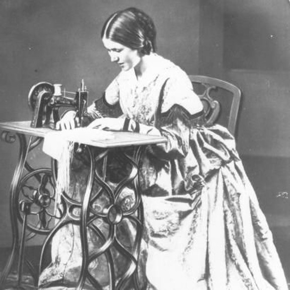 Civil War Quilts: Sewing Machines circa 1860