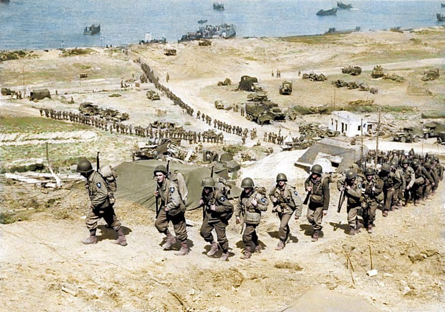 D-Day in Color: Stunning Retouched Photos of Brave Allied Troops ...