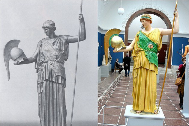 My Blog Stop!: Ancient Greek and Roman Statues Shown in Their True Colors