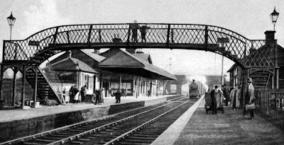 Tour Scotland: Old Photographs Railway Station Annan Scotland