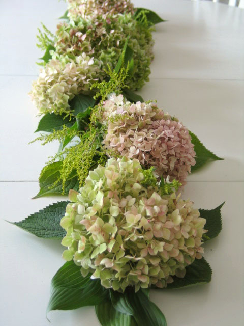 Cupcakes & Confetti: Hydrangea Garland